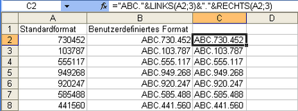 Individuelles Zahlenformat für Texte und Werte in Excel-Tabellen ...
