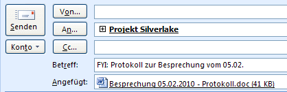 Kennungen vereinbaren für den Betreff - computerwissen.de