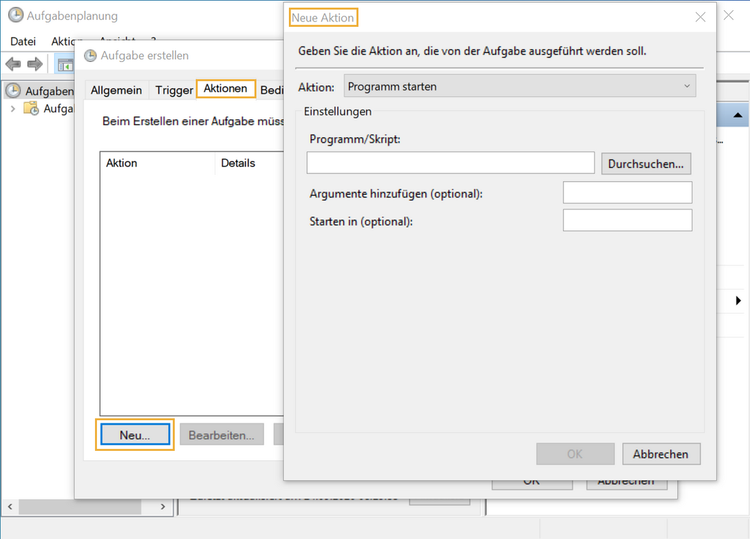 Taskplaner: Aufgabenplanung in Windows 10
