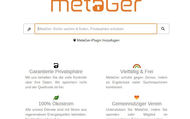 MetaGer Suchmaschine: Der Suchdienst aus Hannover