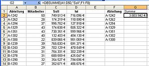 Excel: Zahlen addieren, die Kriterien erfüllen - computerwissen.de