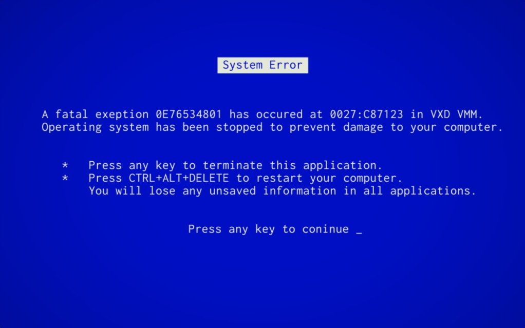 Bluescreen in Windows 10: Was nun?