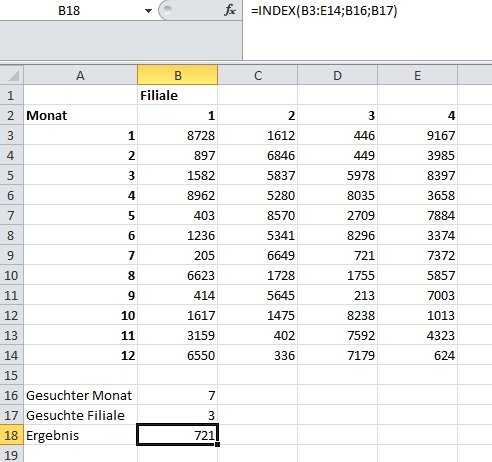 Daten aus Tabellen in Excel per Formel auslesen - computerwissen.de