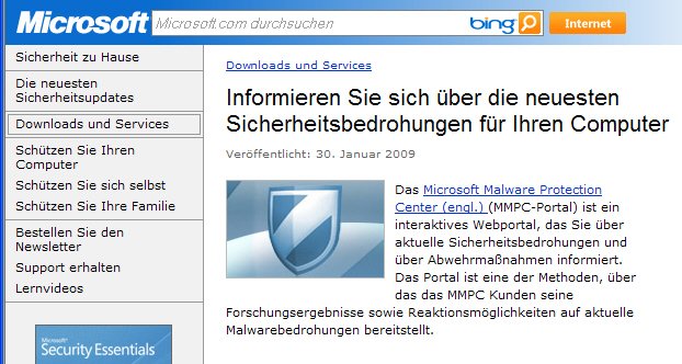 Infos über Viren-Bedrohungen und Updates - computerwissen.de