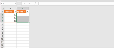 Spalten in Excel ausblenden: 3 Optionen für Tabellen