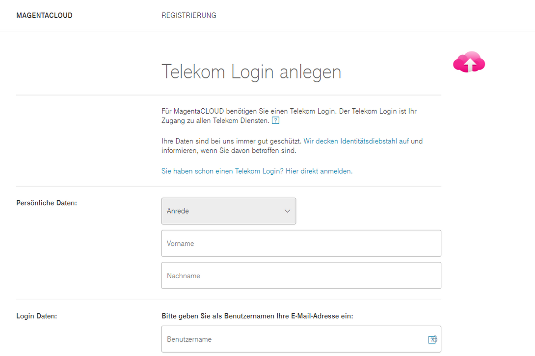 Einrichtung Der Magentacloud-Software Auf Dem Pc – CYCF