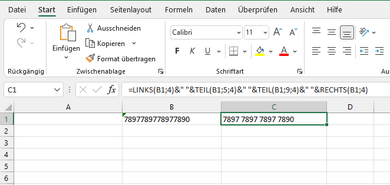 Individuelles Zahlenformat für Texte und Werte in Excel festlegen