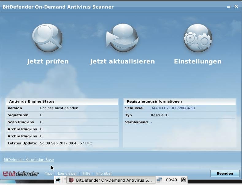 BitDefender Rescue CD: Starten und reparieren Sie Ihr System mit einer ...