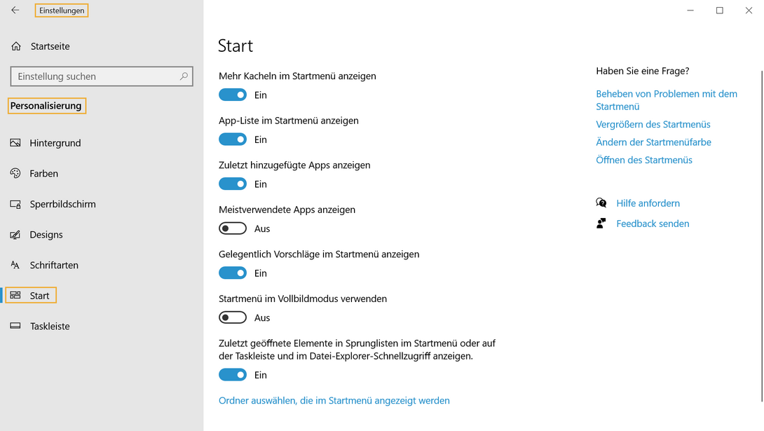 Fehlermeldungen in Windows 10 lösen