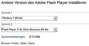 Windows 7: Flash Player auf 64-Bit-Systemen installieren ...