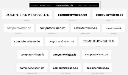 Windows: Alle Schriftarten auf einen Blick