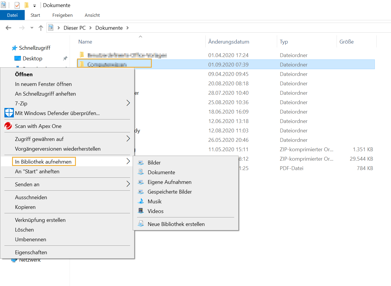 Windows-Explorer als Dateimanager: Dateien und Ordner in Windows 10 anlegen