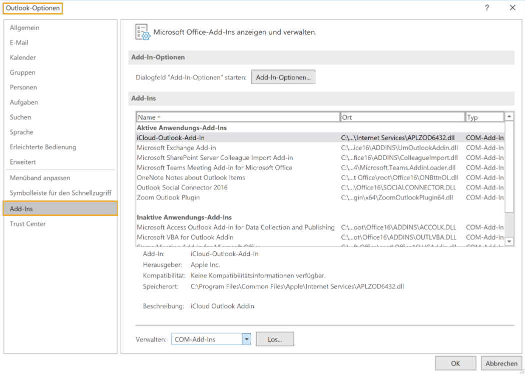 Add-ins und Module bei Outlook: Funktionen mit Videoanleitung