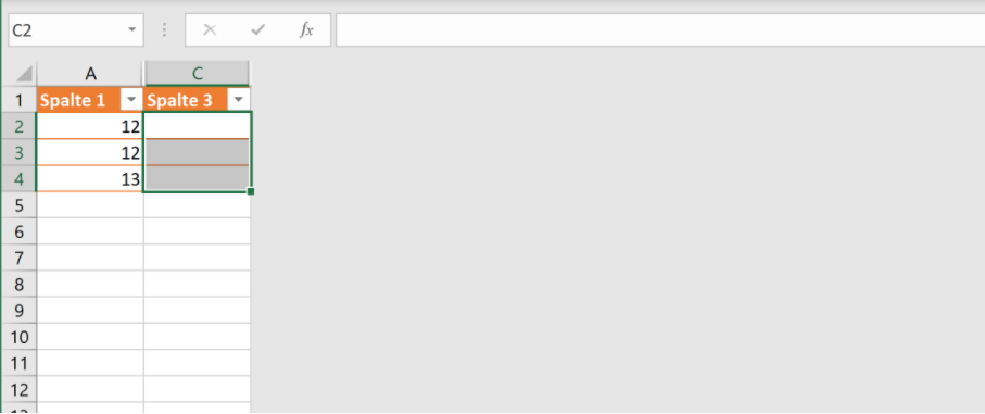 Spalten in Excel ausblenden: 3 Optionen für Tabellen